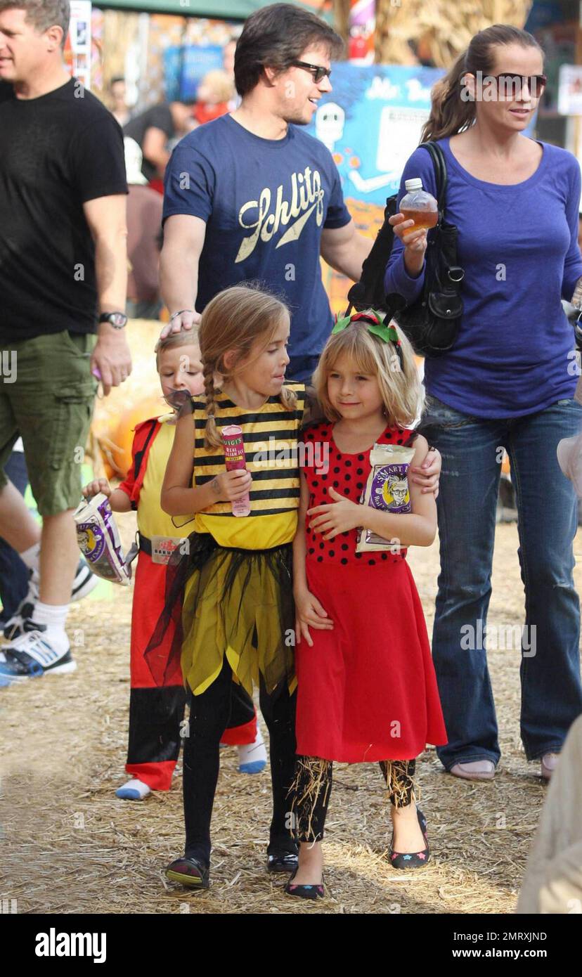 Actor and producer Mark Wahlberg takes his family, wife Rhea Durham ...