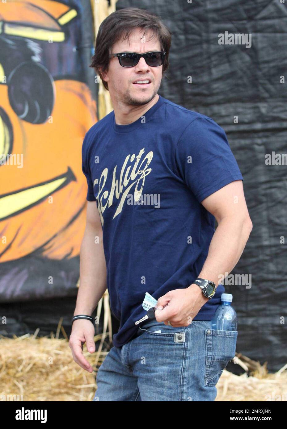 Actor and producer Mark Wahlberg takes his family, wife Rhea Durham ...