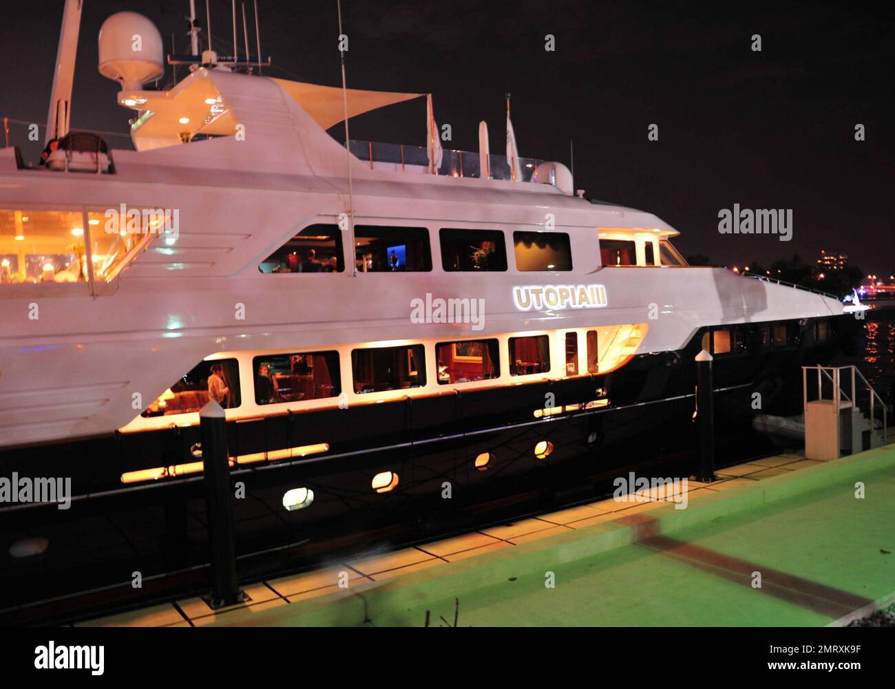 The Market America yacht after attending the conference at the American ...
