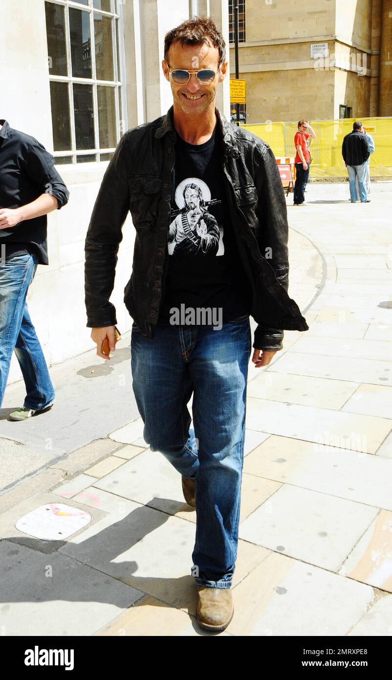 Singer with the '80s pop band Wet Wet Wet, Marti Pellow shows off his ...