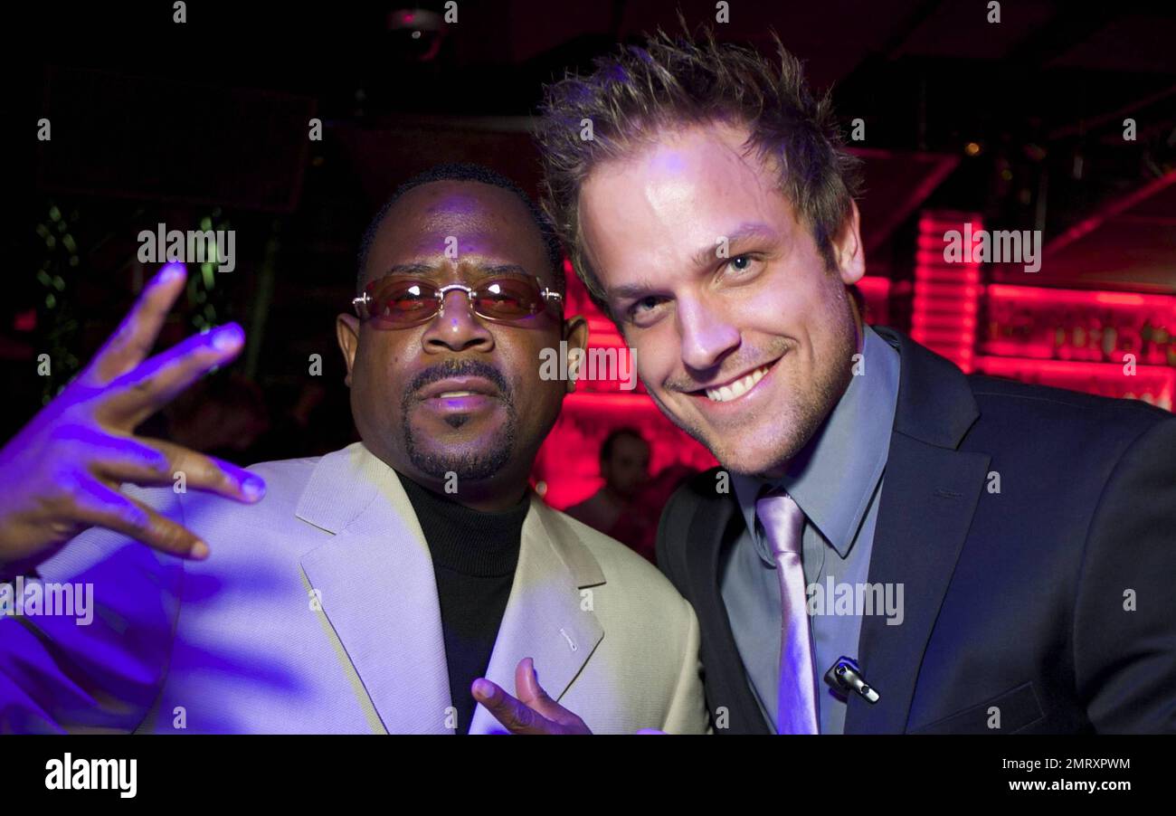 Comedian Martin Lawrence poses for photos in the VIP room at Infusion ...