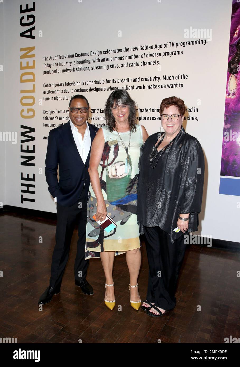 Television Academy Chairman and CEO, Hayma Washington, from left ...