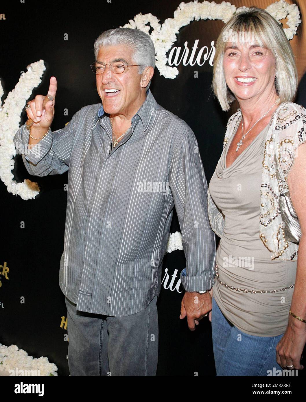 Actor Frank Vincent and his wife Kathy appear at the "Fantastico" grand ...