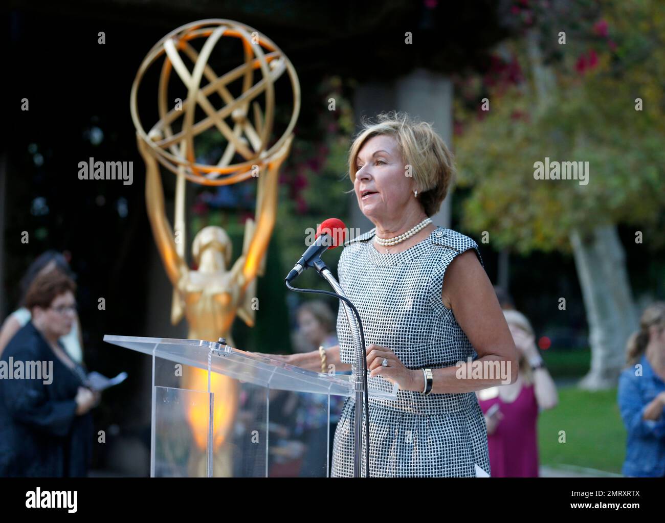 Barbara Bundy, Director of FIDM, speaks at the 11th annual "Art of ...