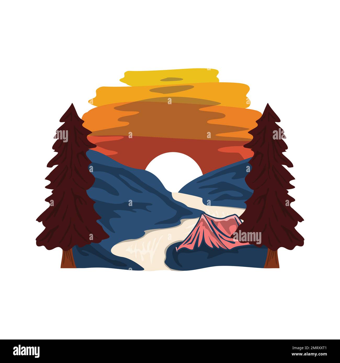 Journey camp Stock Vector Images - Alamy