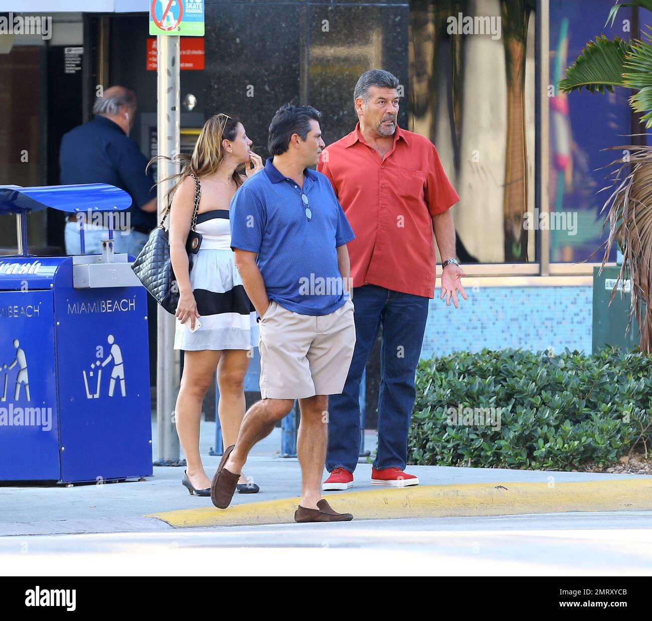 EXCLUSIVE!! Mexican actors Roberto Mateos (blue shirt) and Guillermo ...