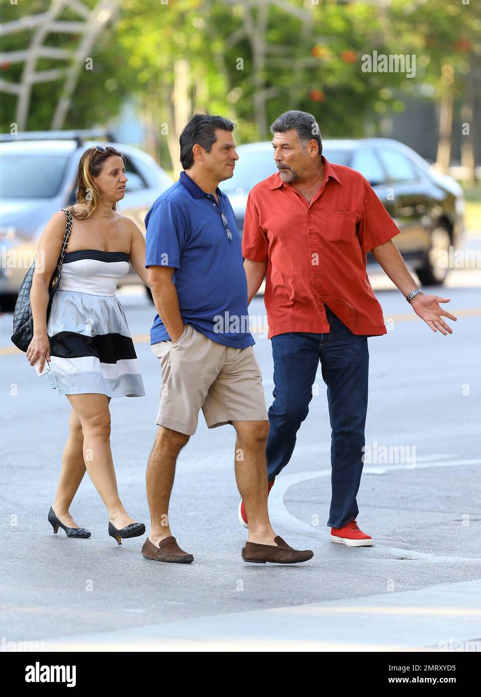 EXCLUSIVE!! Mexican actors Roberto Mateos (blue shirt) and Guillermo ...
