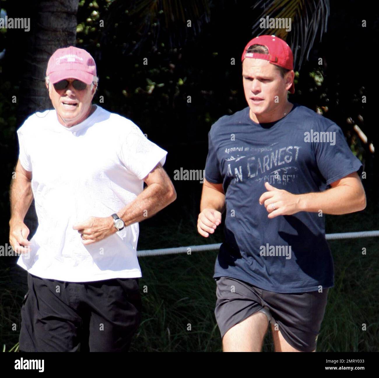 Exclusive!! Matt Damon and his dad Kent sure picked a great spot to go ...