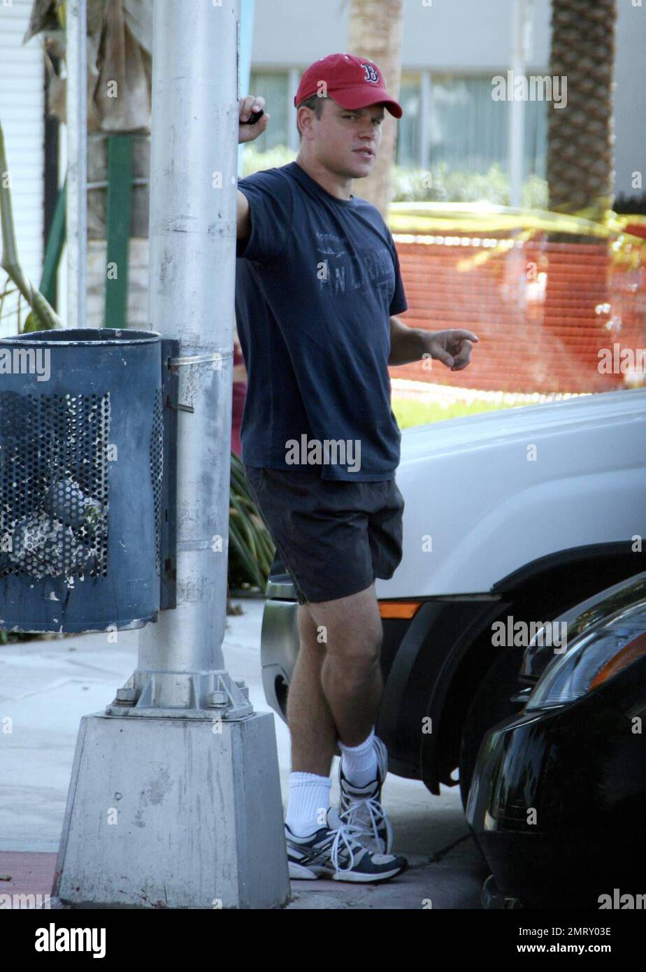 Matt damon with his father kent hi-res stock photography and images - Alamy