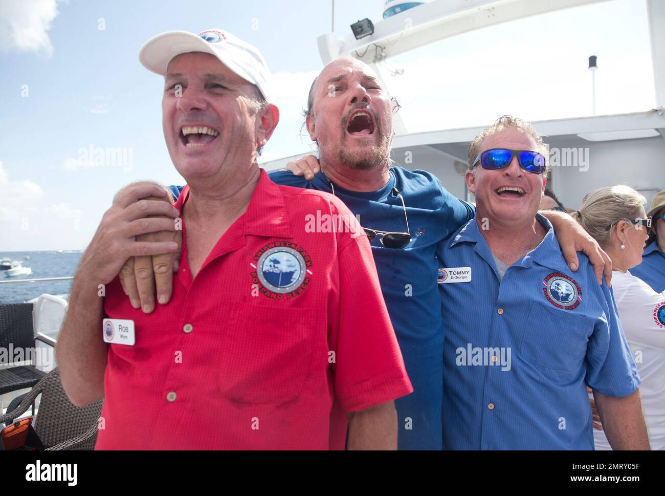 Rob Wyre, left, chairman of the not-for-profit Shipwreck Park, artist ...