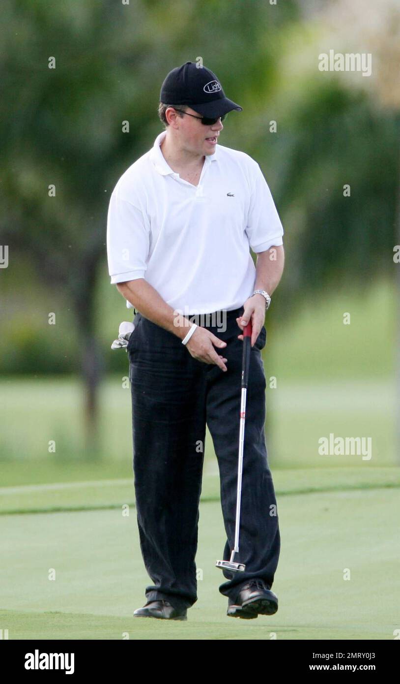 Matt Damon looks astoundingly like Elton John as he pulls a face in ...