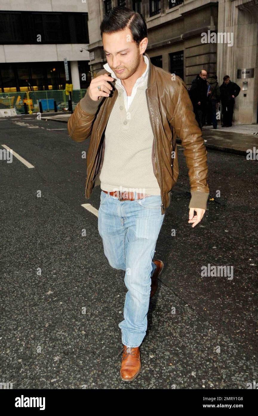 EXCLUSIVE!! Decked out in brown leather accessories, actor and singer ...