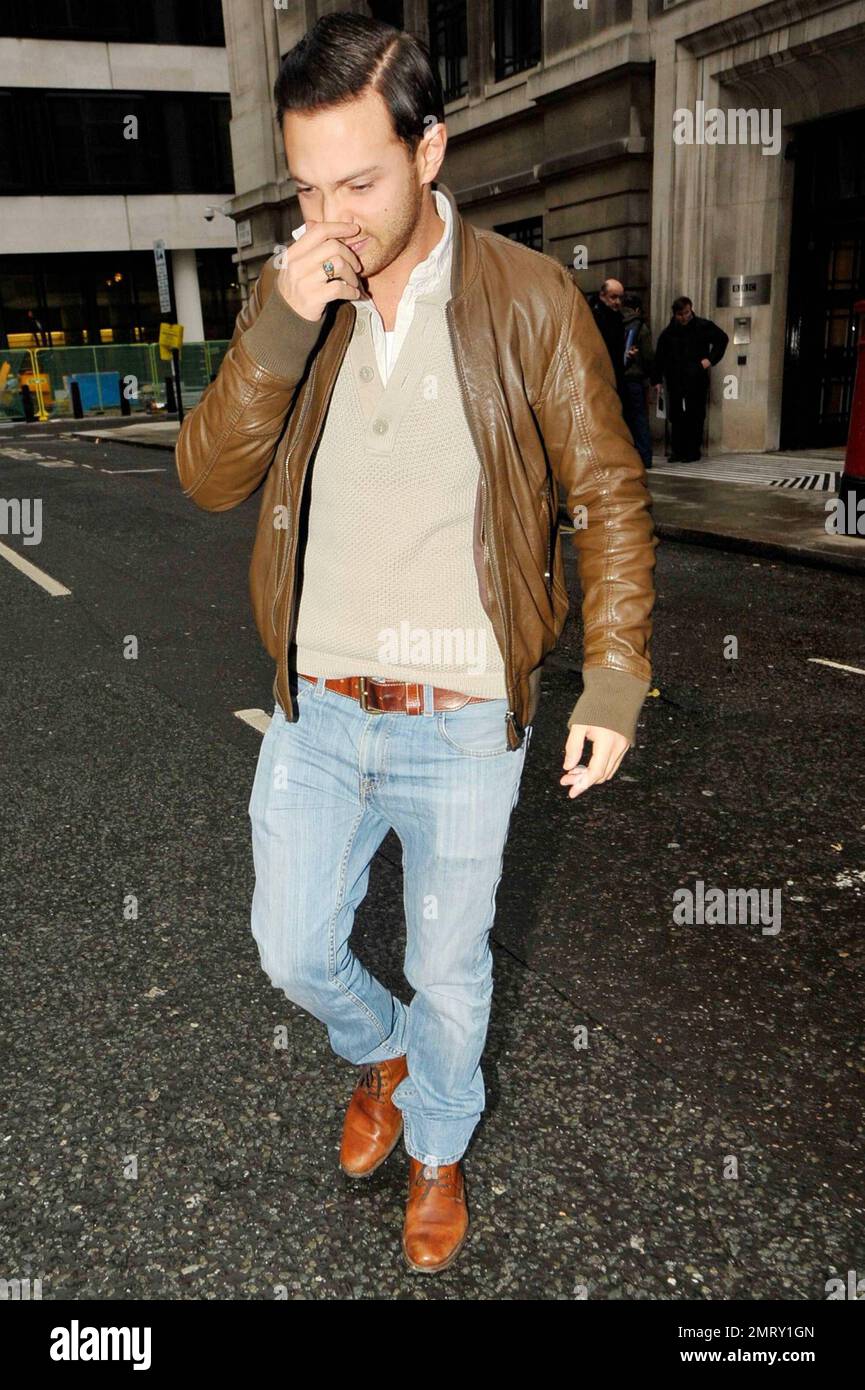 EXCLUSIVE!! Decked out in brown leather accessories, actor and singer ...