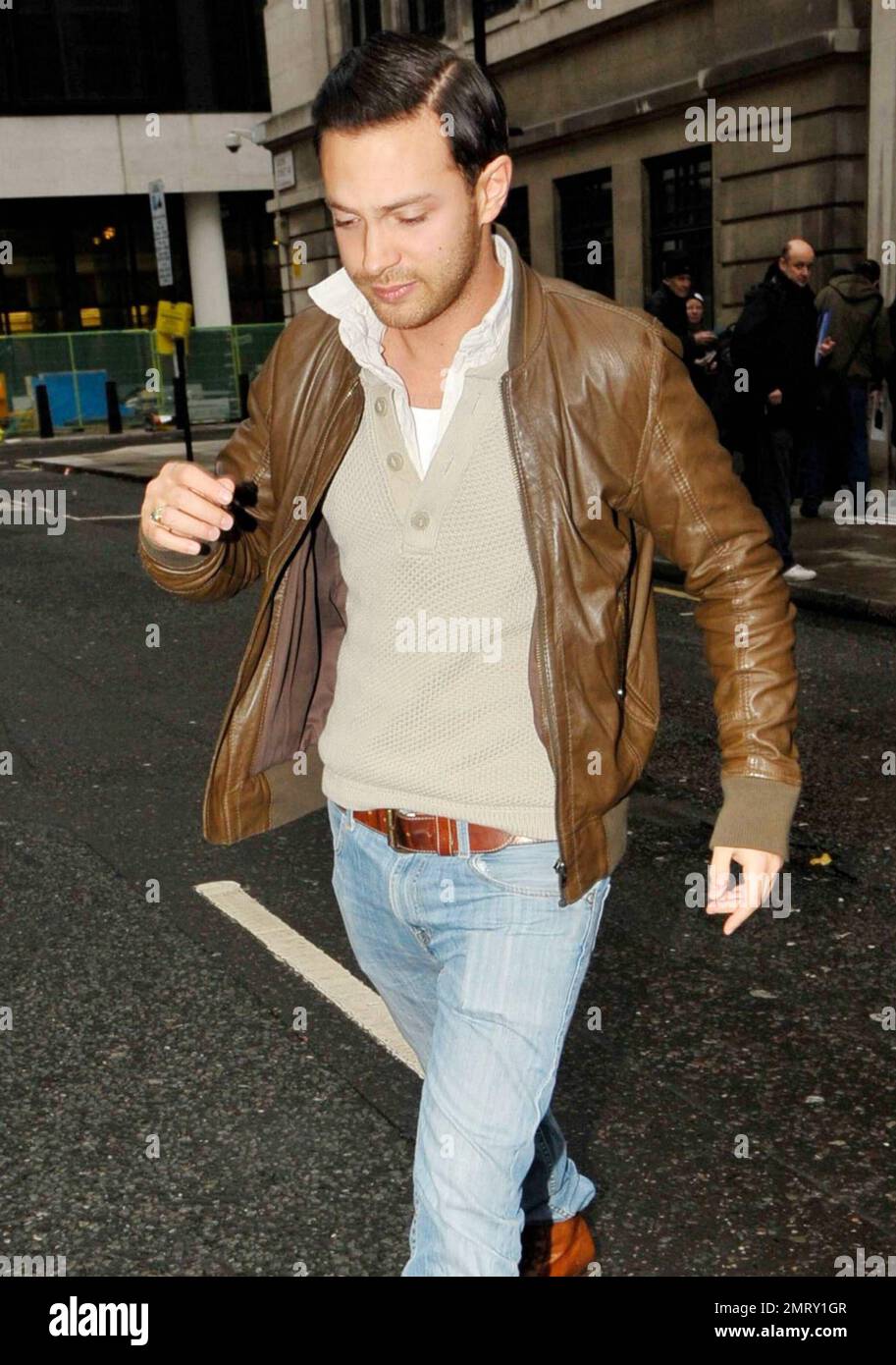 EXCLUSIVE!! Decked out in brown leather accessories, actor and singer ...