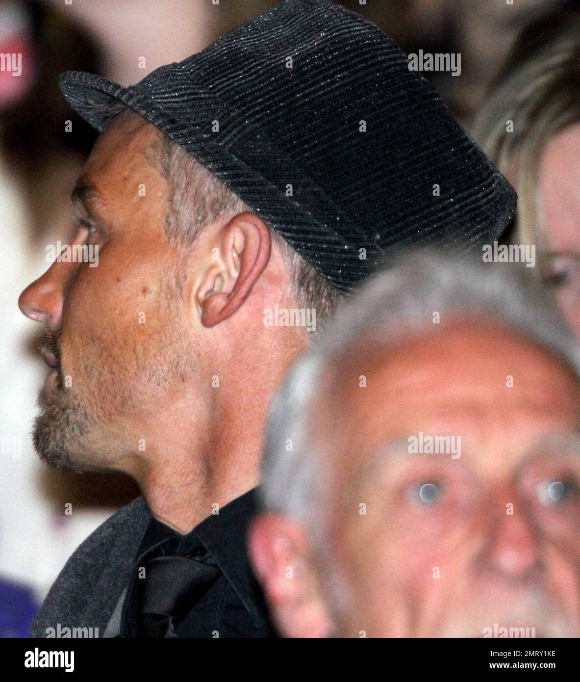 EXCLUSIVE!! A gaunt looking Luke Goss attends twin brother Matt Goss ...