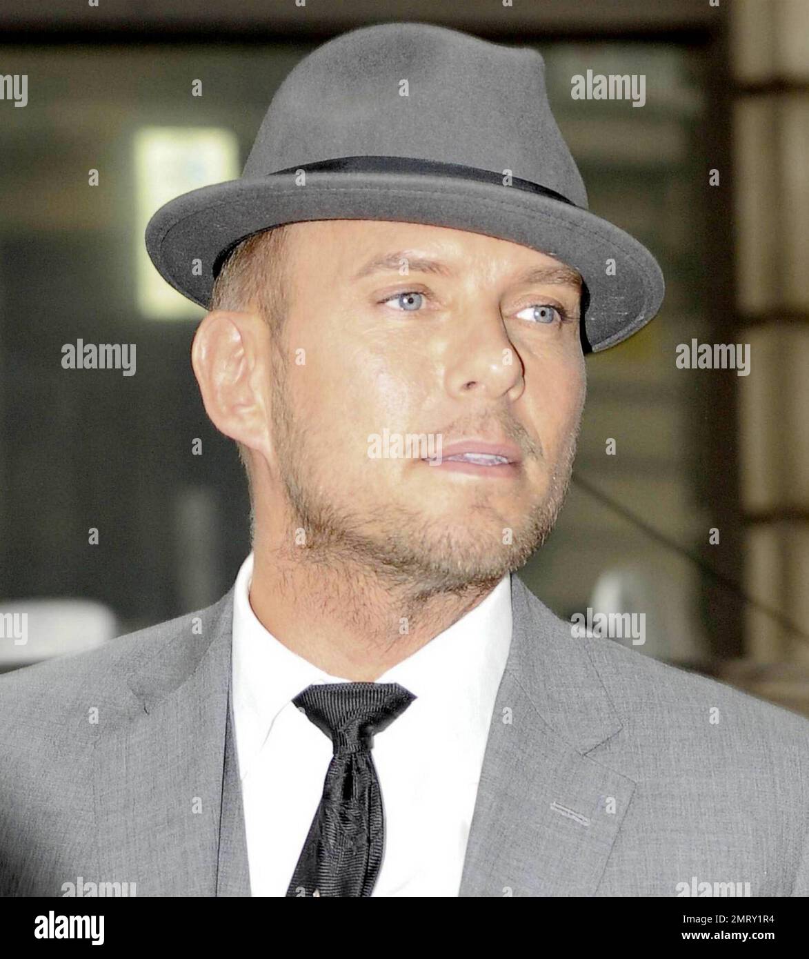 Super stylish singer songwriter Matt Goss arrives at and leaves BBC ...