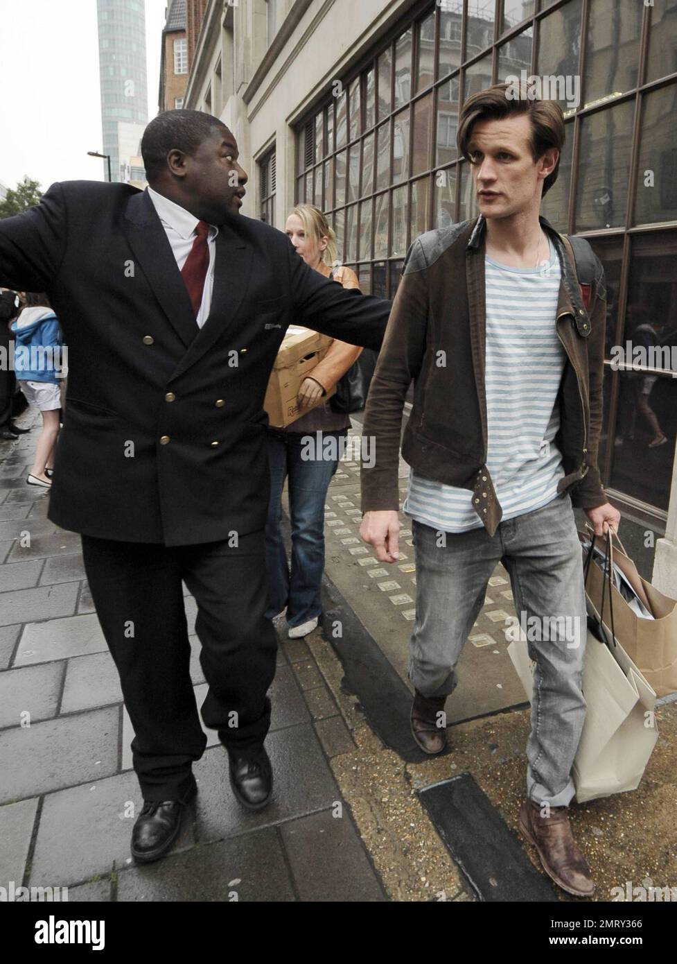 Matt Smith Walking Drunk