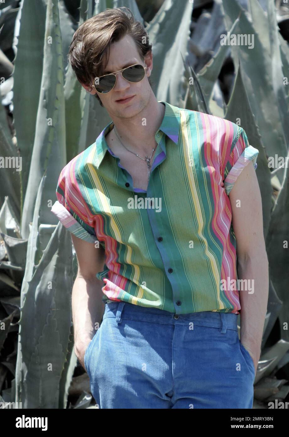 EXCLUSIVE!! "Doctor Who" star Matt Smith cuts his arm on a cactus ...