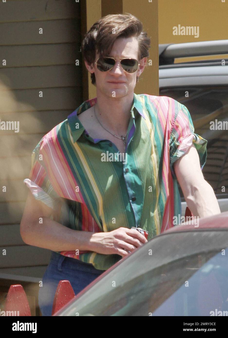 EXCLUSIVE!! "Doctor Who" star Matt Smith cuts his arm on a cactus ...