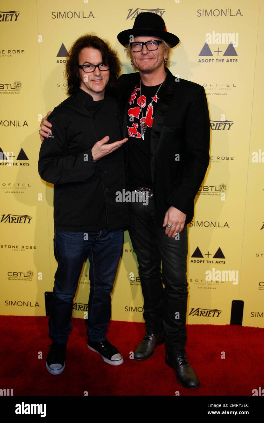Sofitel Chef Kerry Simon and Matt Sorum at the launch of Matt Sorum's ...