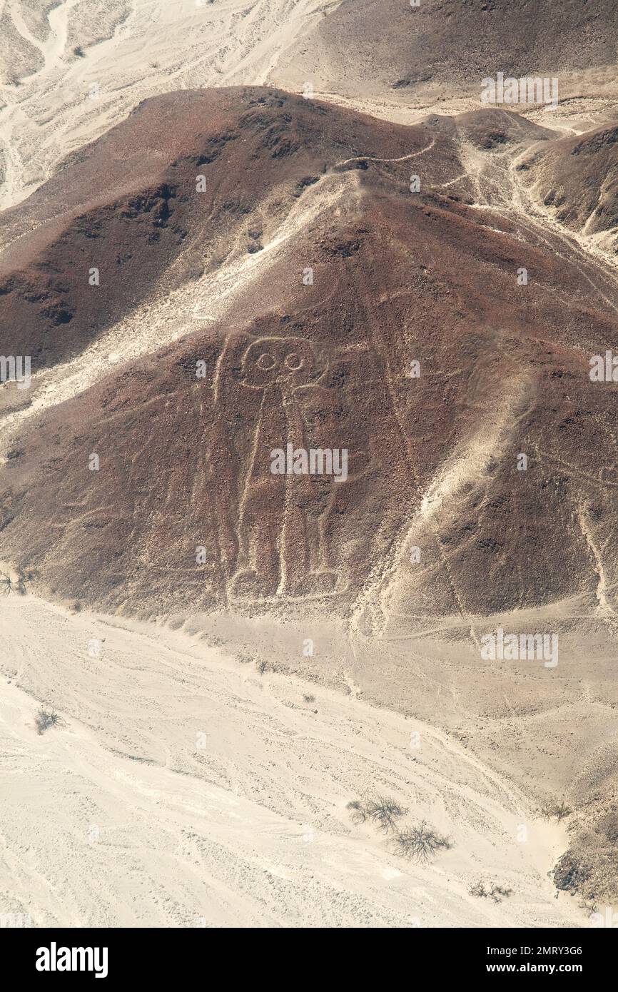 Unesco Heritage: Lines and Geoglyphs of Nazca, Peru - Astronaut Stock ...