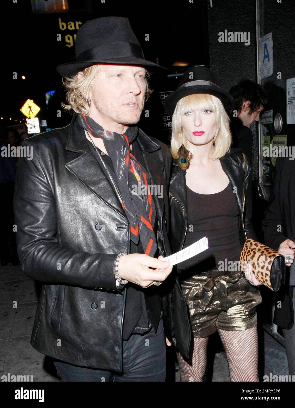 Velvet Revolver drummer Matt Sorum and his girlfriend Ace Harper are ...