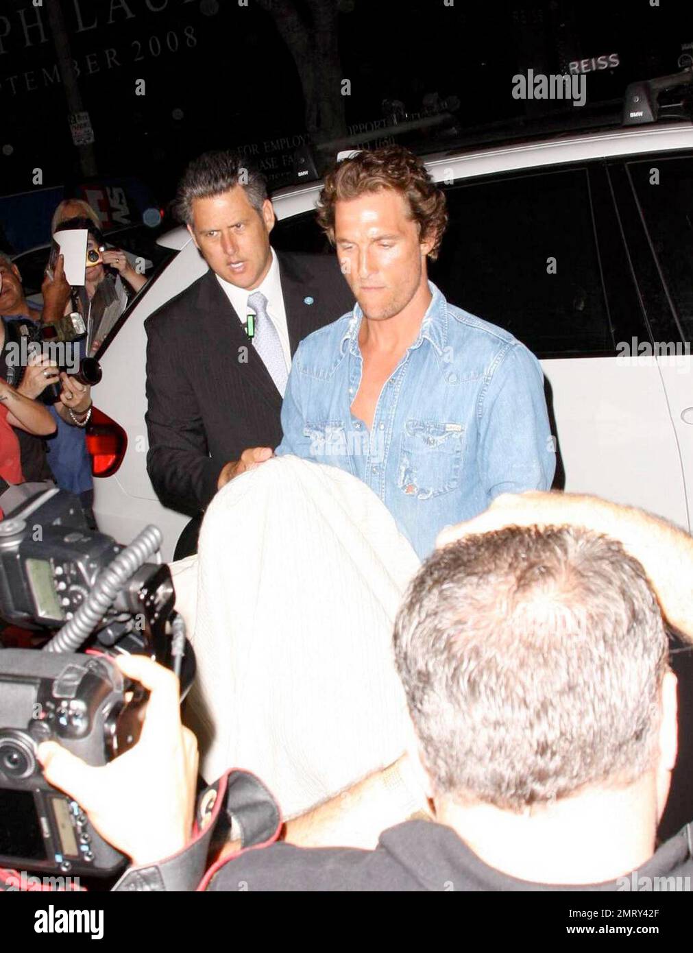 Matthew McConaughey and Camila Alves attend a red-carpet event at ...