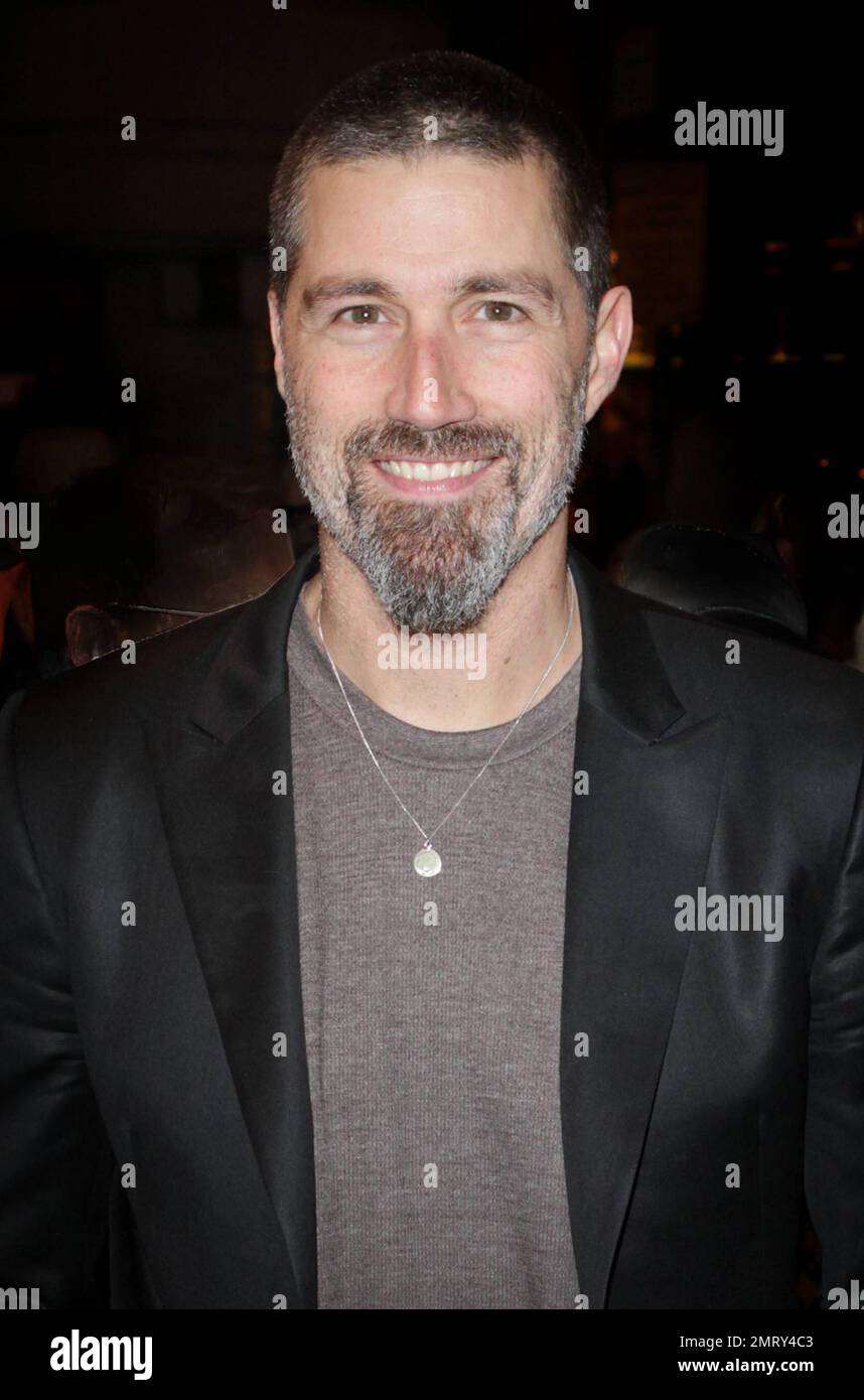 "Lost" star Matthew Fox poses for photos at the Wyndhams Theatre ...