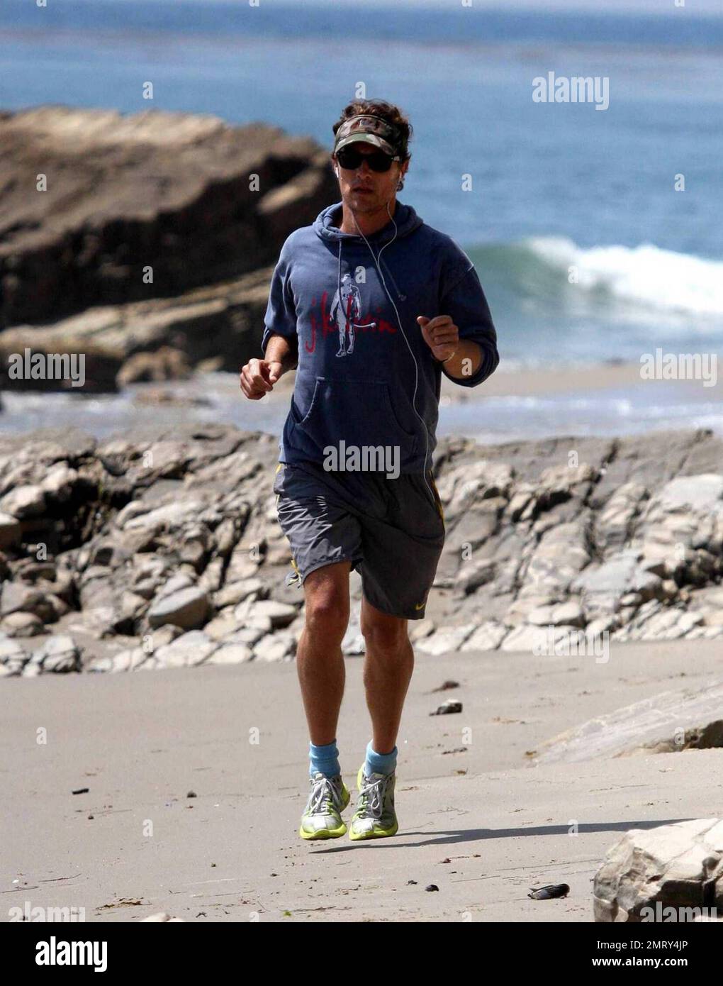 Actor Matthew McConaughey was seen jogging in Malibu this morning with ...
