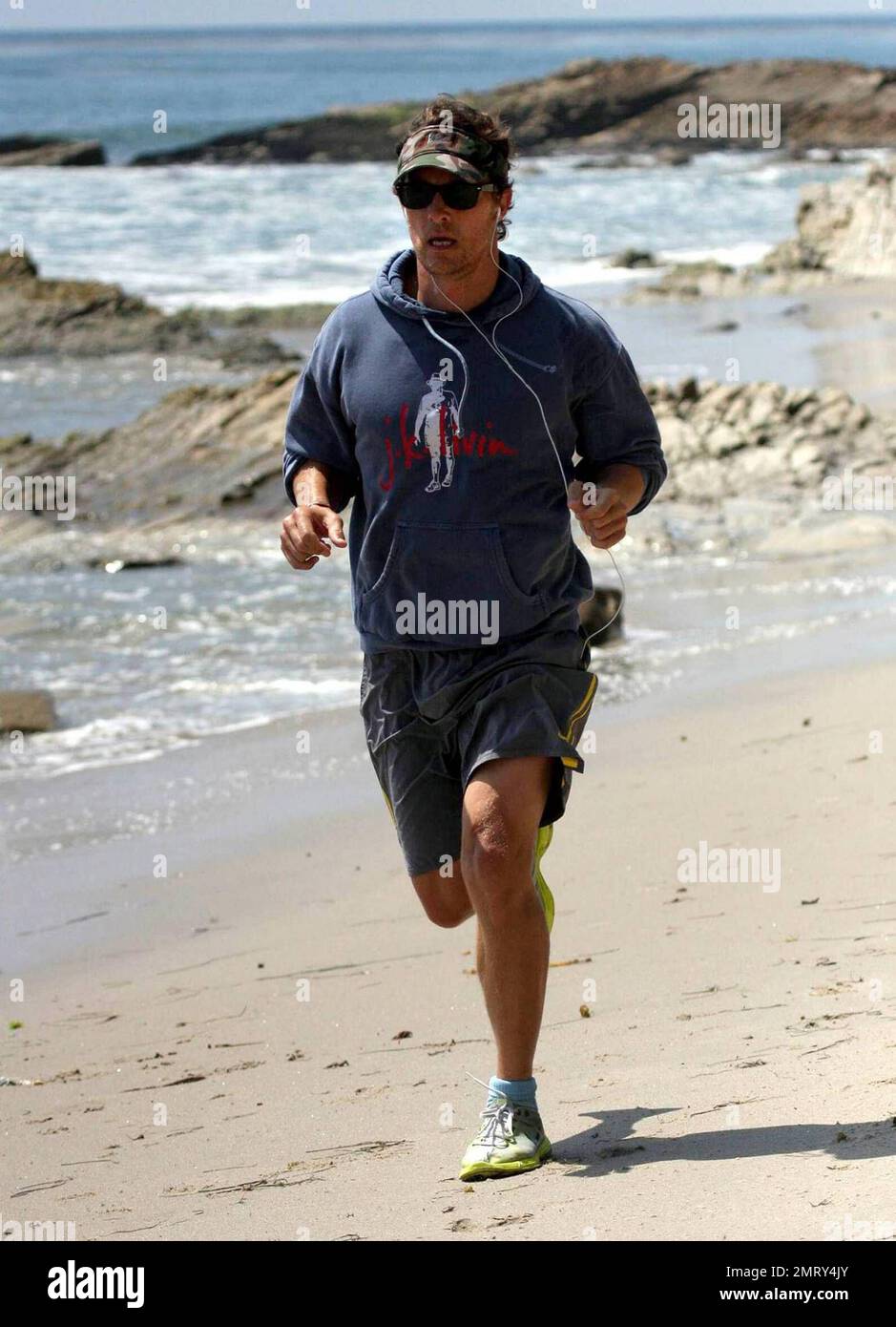 Actor Matthew McConaughey was seen jogging in Malibu this morning with ...