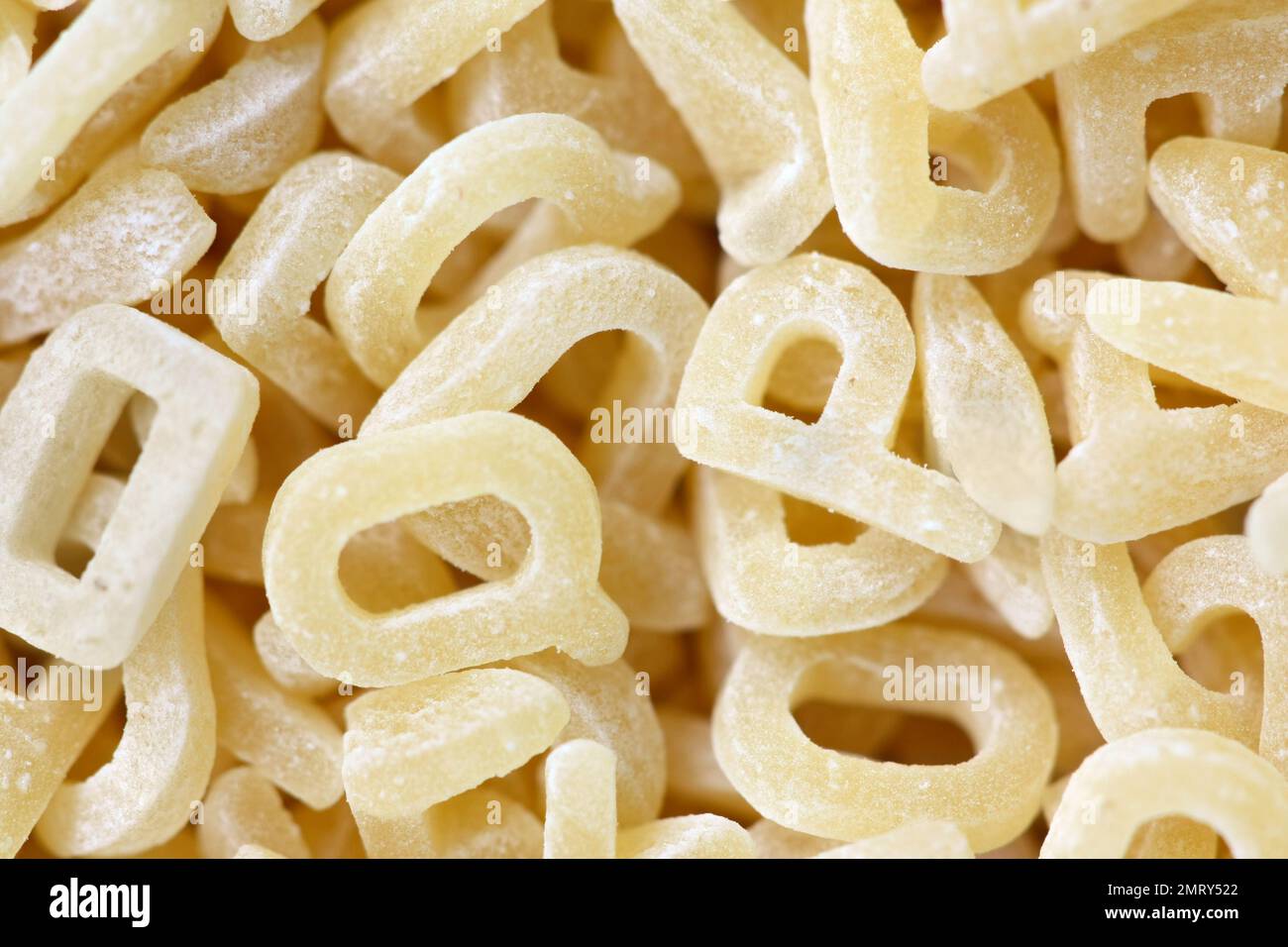 Letter noodle hi-res stock photography and images - Alamy