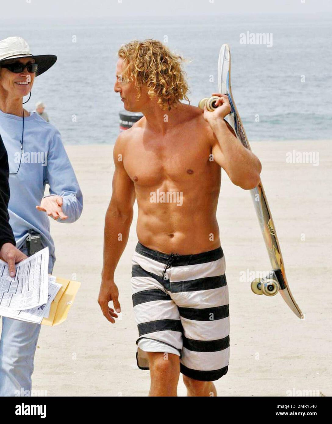 Exclusive!! Matthew McConaughey tries to work out how to ride a ...