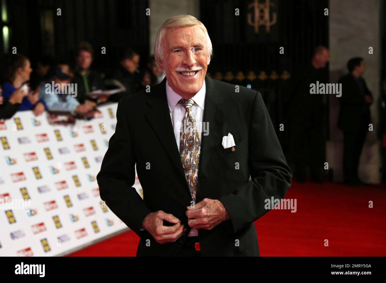 FILE - In this Sept. 28, 2015 file photo, Bruce Forsyth poses for ...