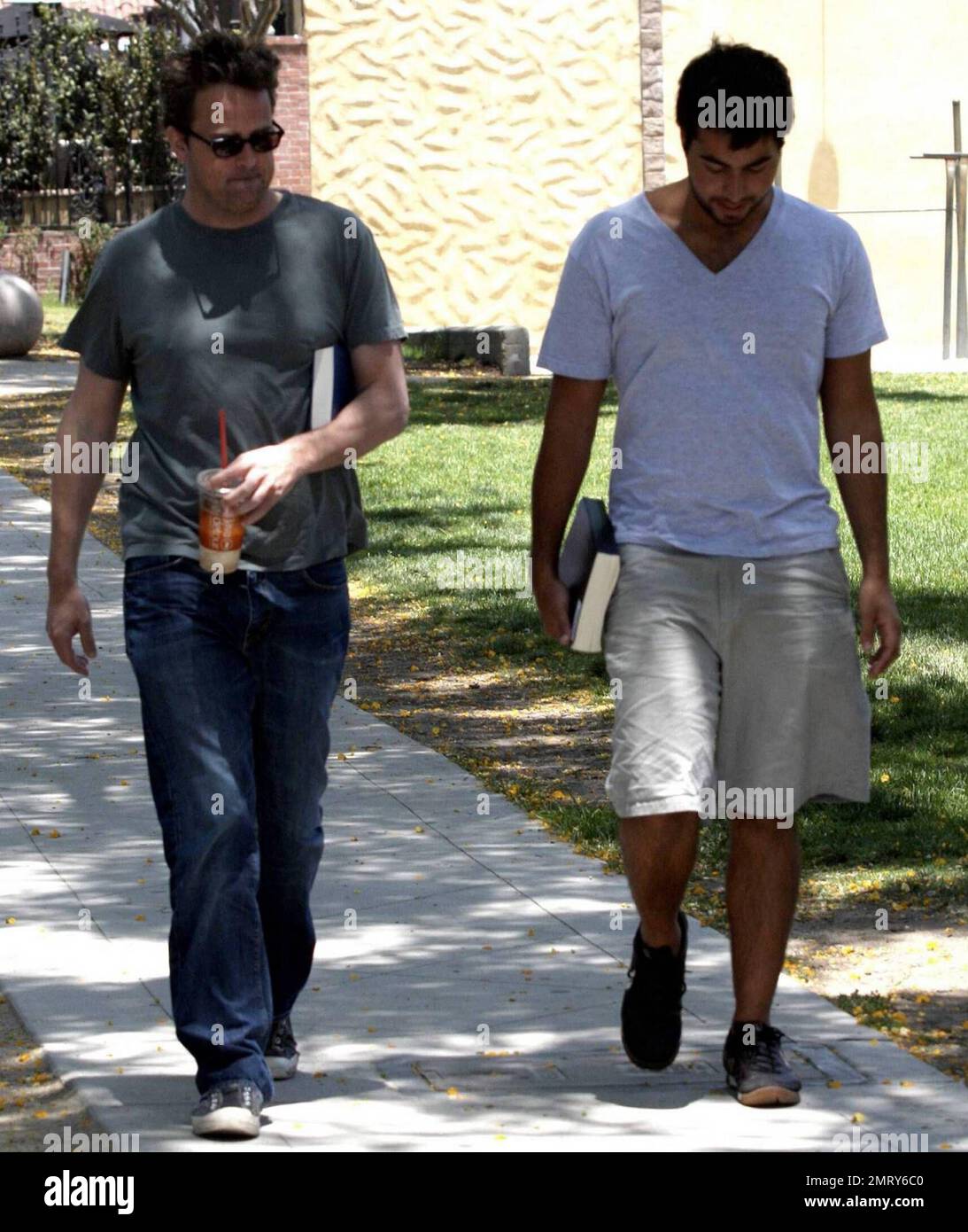 .EXCLUSIVE!! Actor and former "Friends" star Matthew Perry strolls with ...