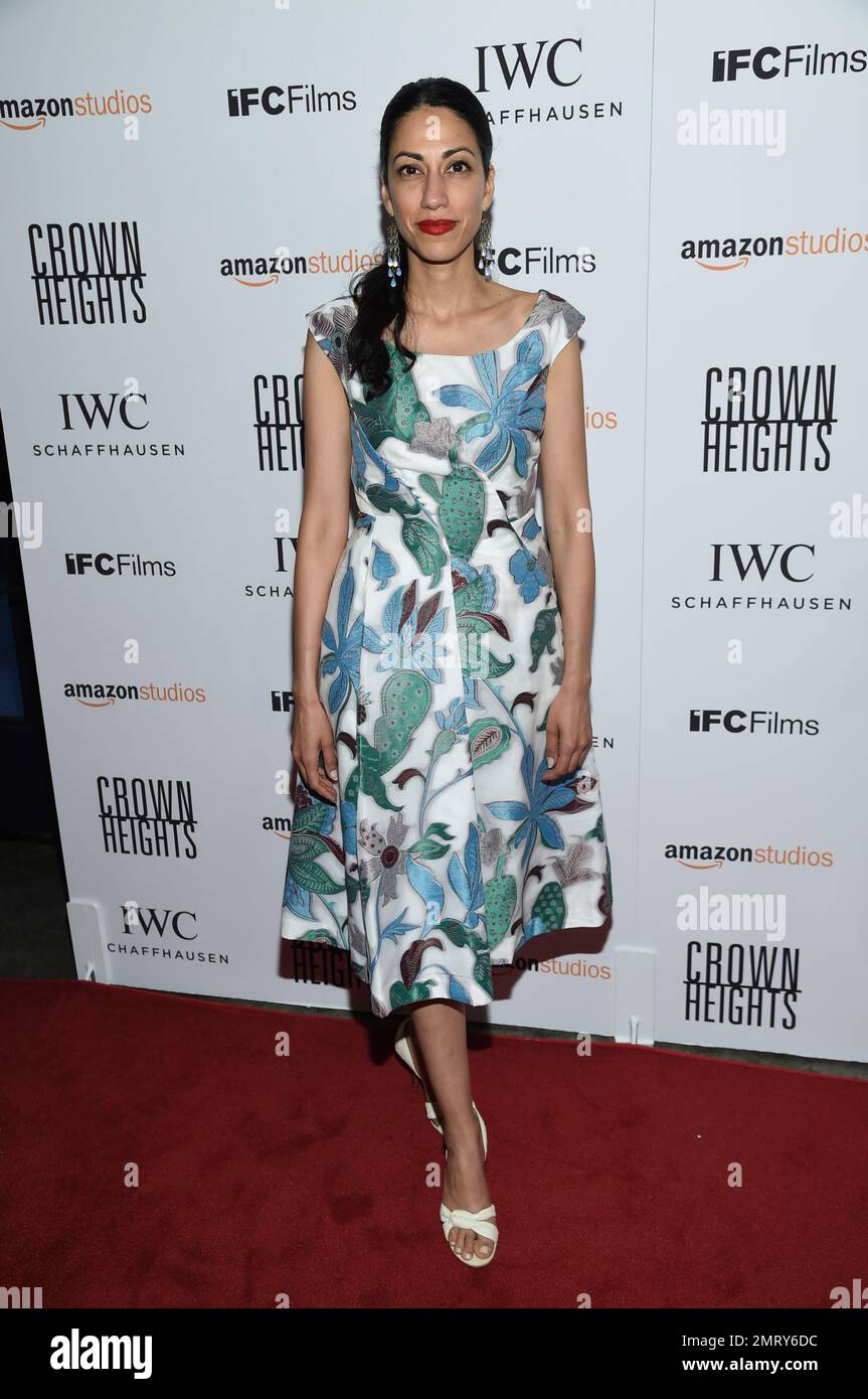 Huma Abedin attends the premiere of Amazon Studios' and IFC Films ...
