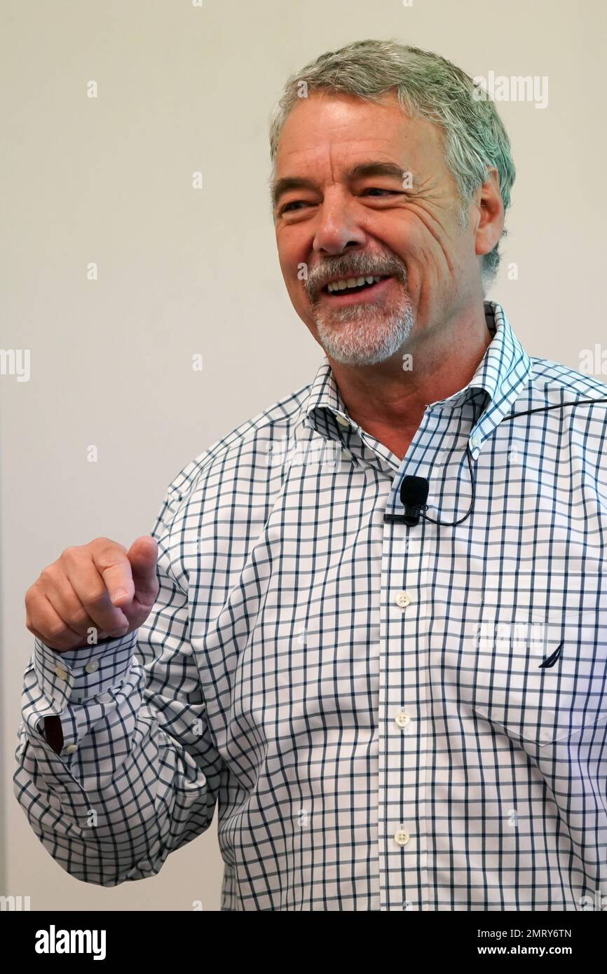 VP Mike Talley speaks during the opening of ChargePoint Scottsdale ...