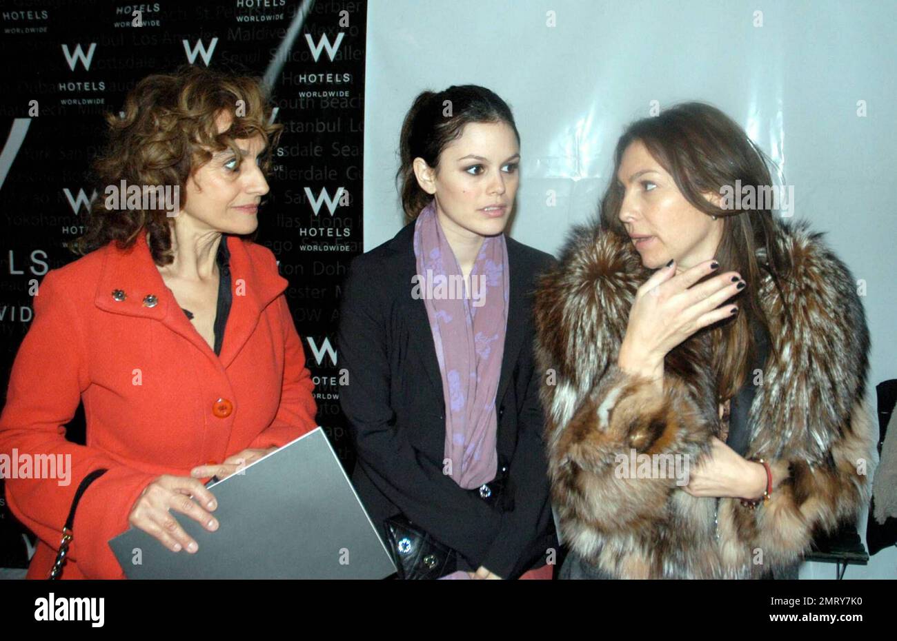Actress Rachel Bilson arrives for the Max Azria fashion show during ...
