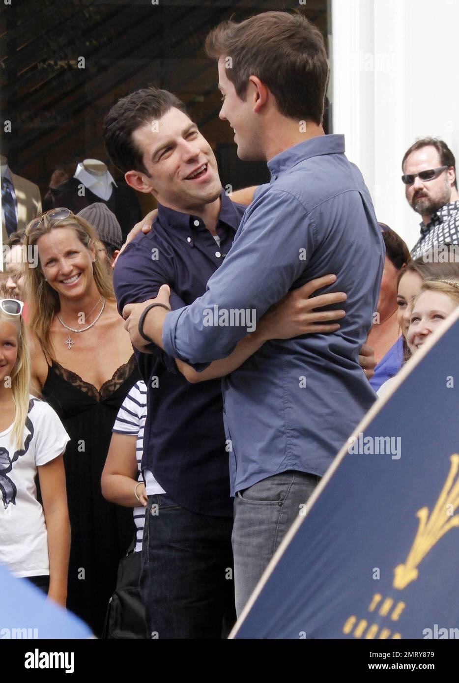 'New Girl' star Max Greenfield was spotted at the Grove shopping center ...