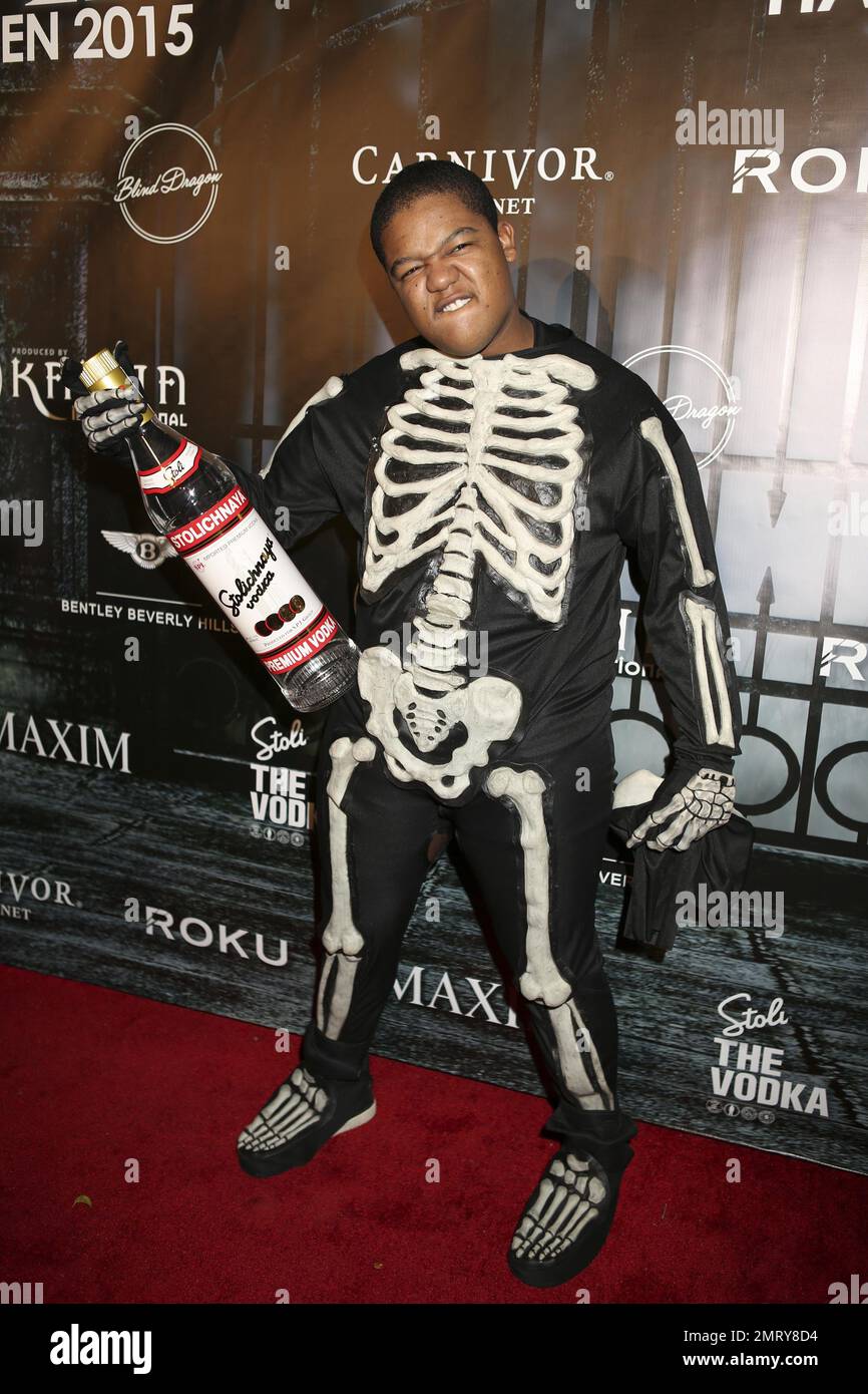 Kyle Massey at the Official 2015 Maxim Halloween Party held inside a ...