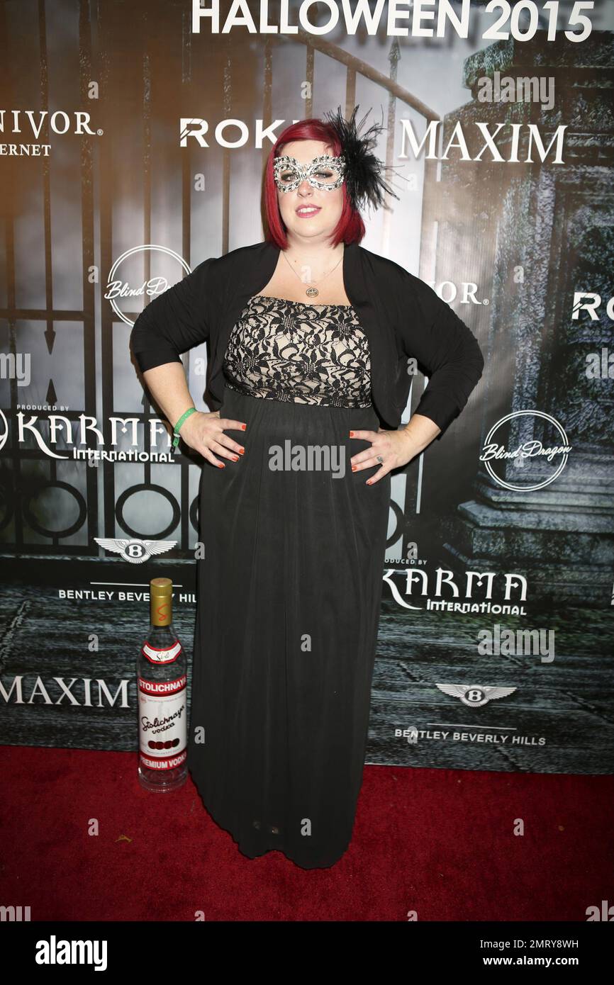 Guest at the Official 2015 Maxim Halloween Party held inside a private ...