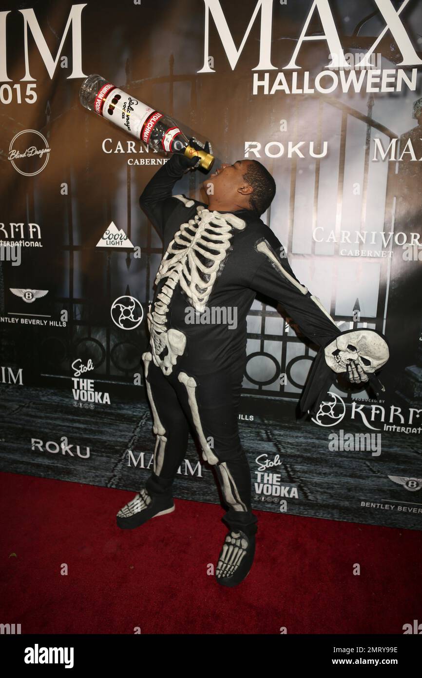 Kyle Massey at the Official 2015 Maxim Halloween Party held inside a ...