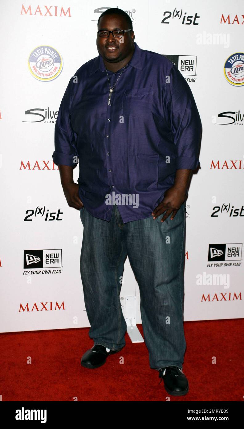 Actor Quinton Aaron arrives at the 2011 Maxim Hot 100 party at Eden nightclub in Hollywood, CA ...