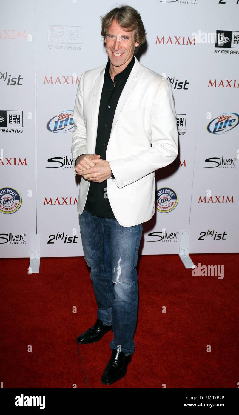 Director Michael Bay arrives at the 2011 Maxim Hot 100 party at Eden ...