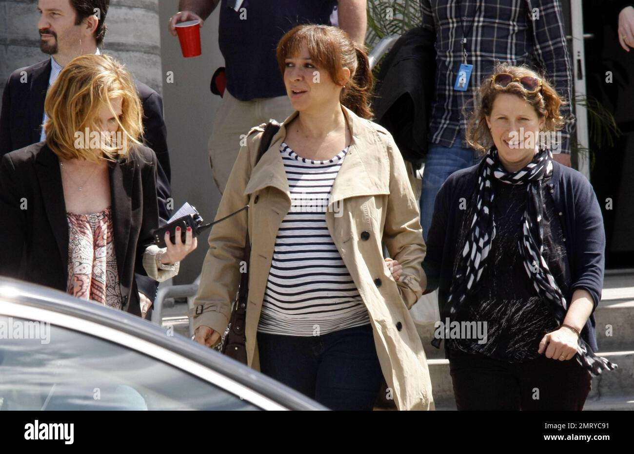 EXCLUSIVE!! A very pregnant Maya Rudolph leaves the "Chelsea Lately ...