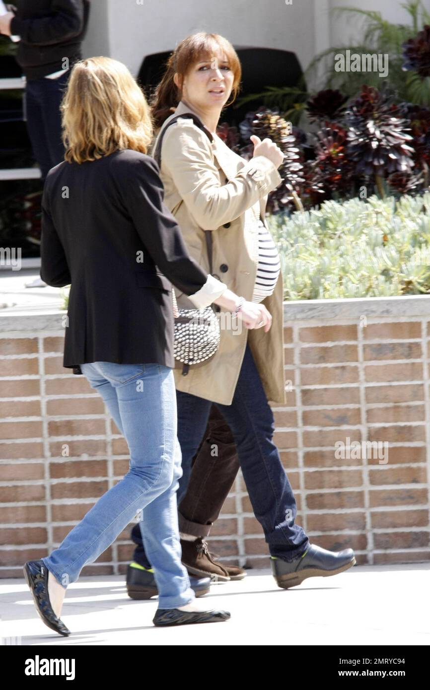 EXCLUSIVE!! A very pregnant Maya Rudolph leaves the "Chelsea Lately ...
