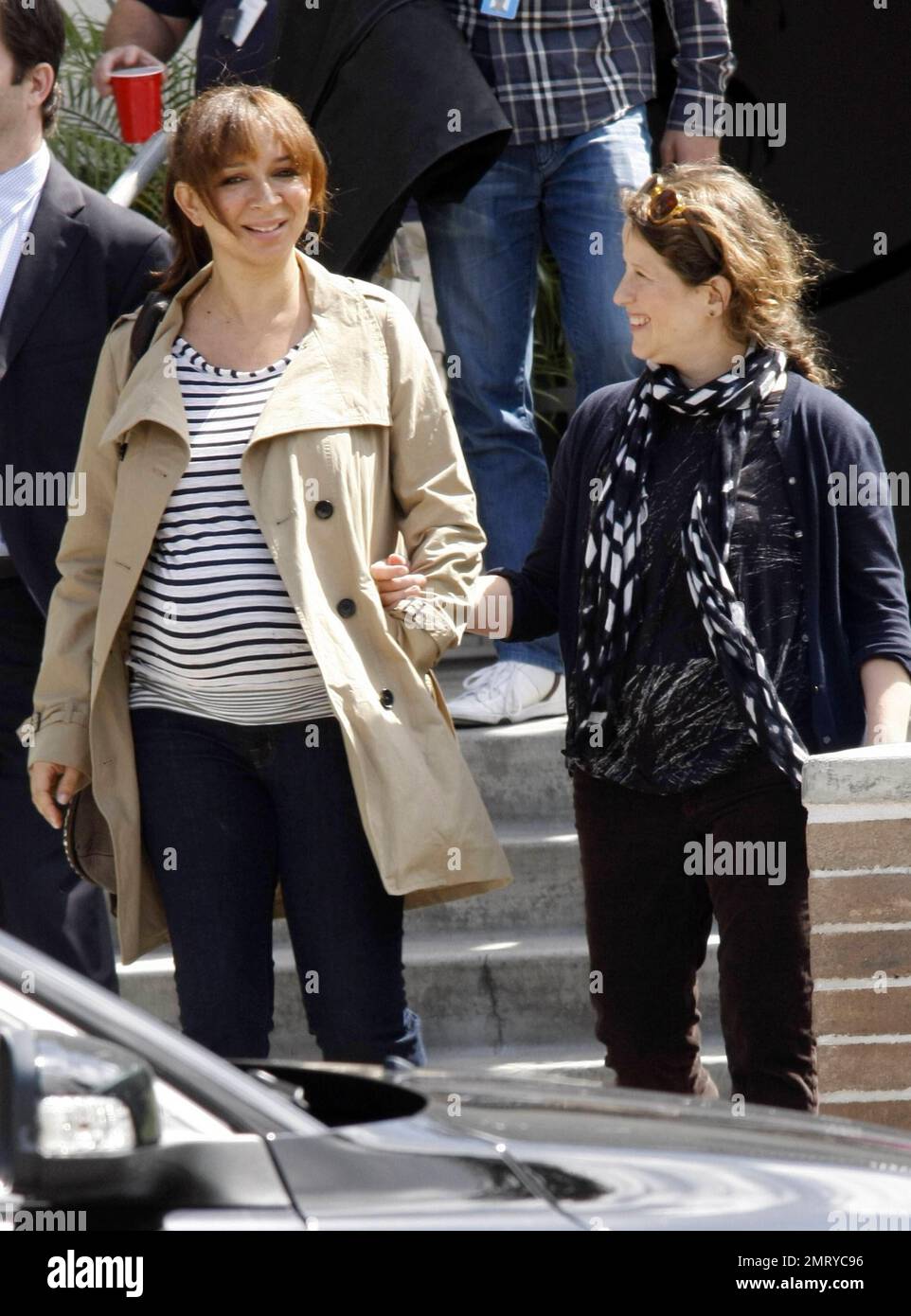 EXCLUSIVE!! A very pregnant Maya Rudolph leaves the "Chelsea Lately ...
