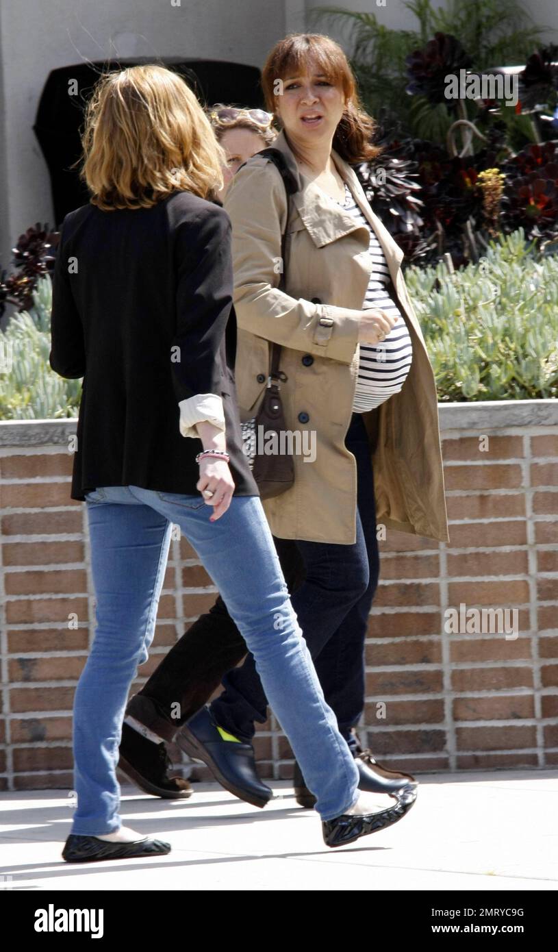 EXCLUSIVE!! A very pregnant Maya Rudolph leaves the "Chelsea Lately ...