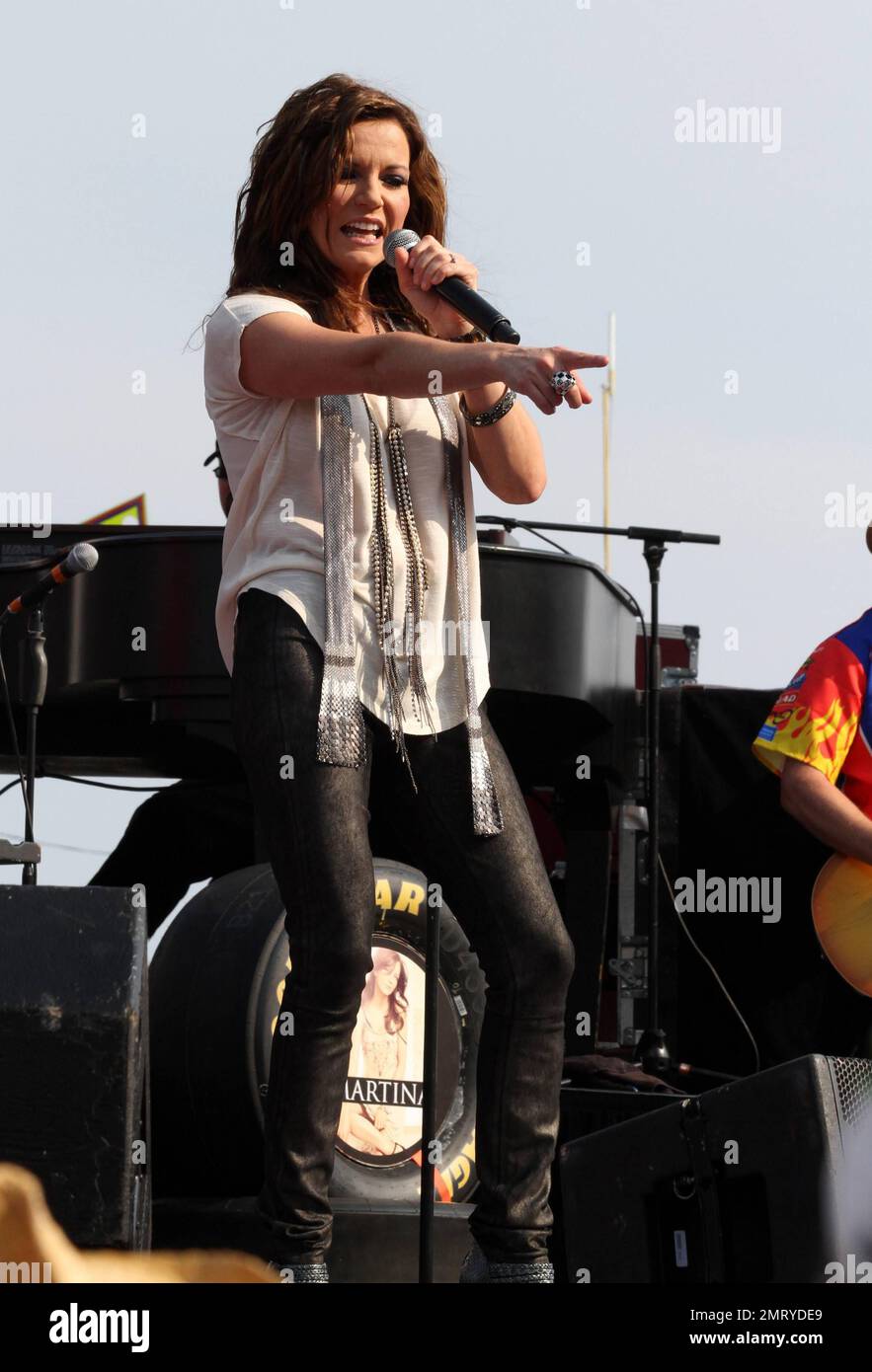 Country singer Martina McBride performs in concert prior to the start ...