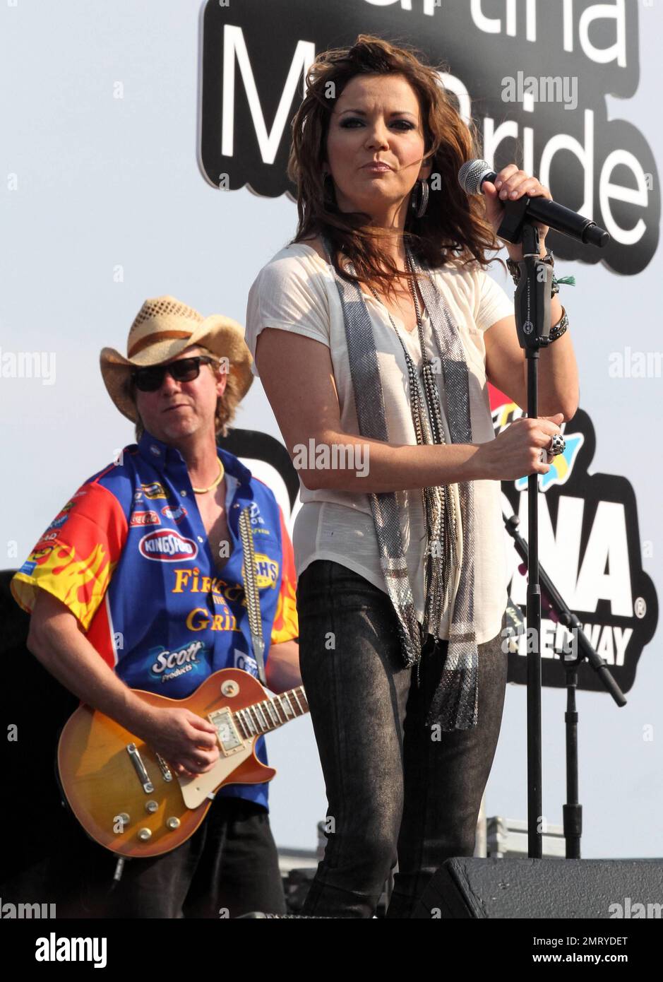 Country singer Martina McBride performs in concert prior to the start ...