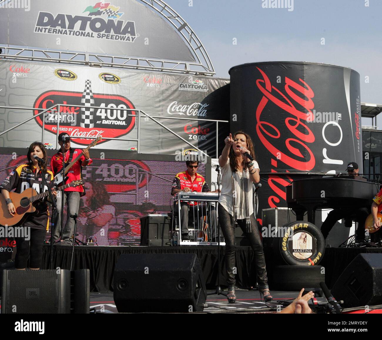 Country singer Martina McBride performs in concert prior to the start ...
